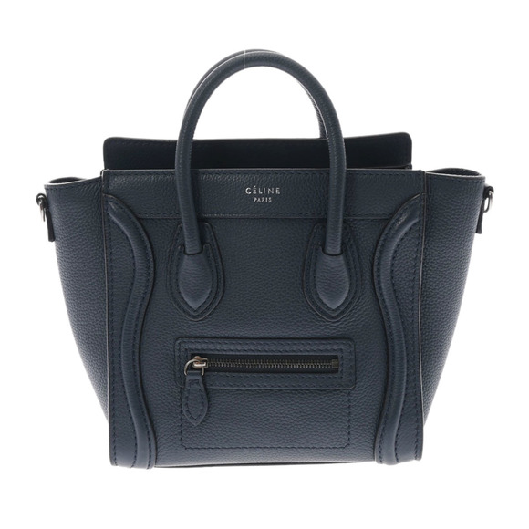 Celine | Bags | Celine Celine Luggage Nano Shopper Navy 68243lug7or ...